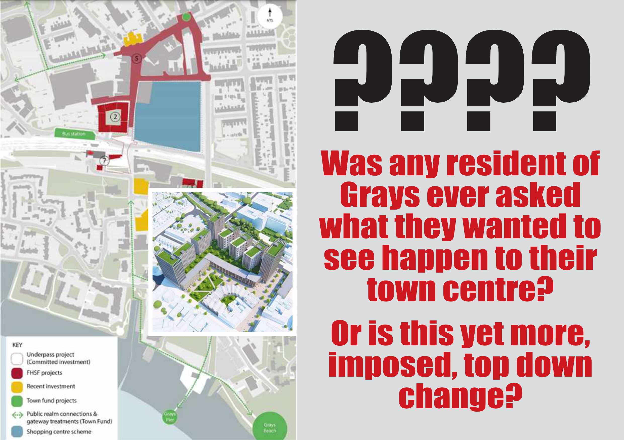 The future of Grays town centre – imposed change from above
